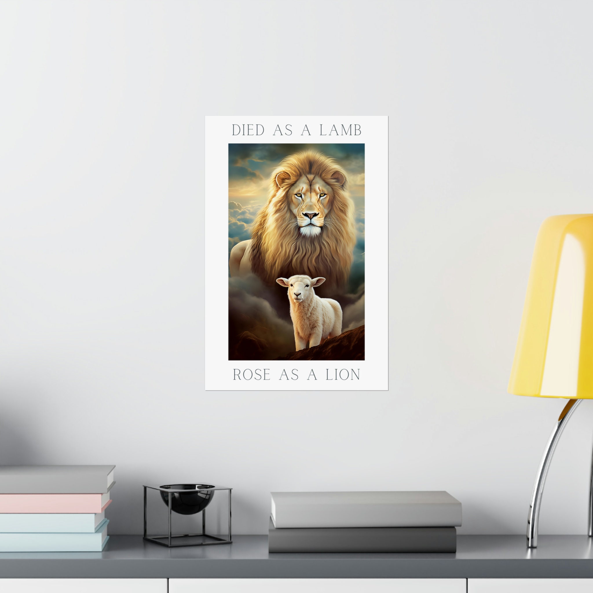 The Lion and the Lamb Faithful Artwork Bible Art Christian Art Animal ...