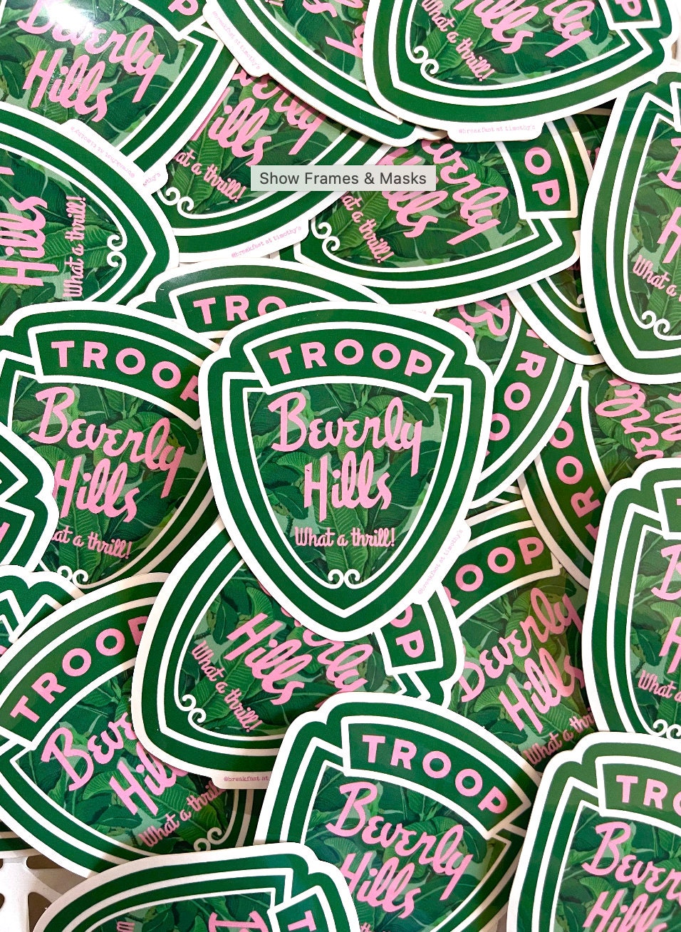 Troop Beverly Hills Sticker: Waterproof Vinyl Decal - Etsy