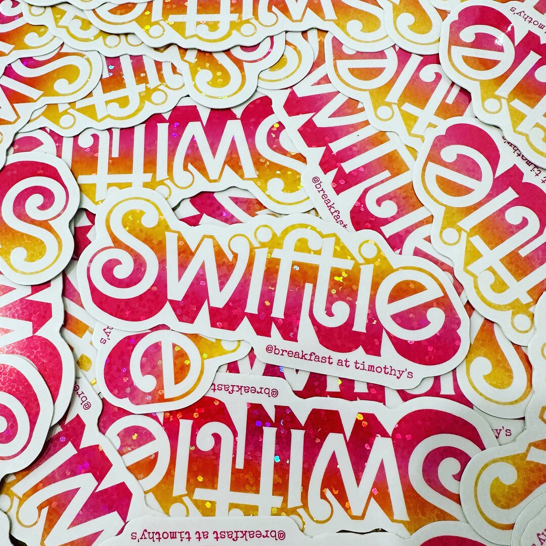 Swiftie Inspired Glitter Vinyl Decal Sticker Eras Lover Reputation 1989 ...