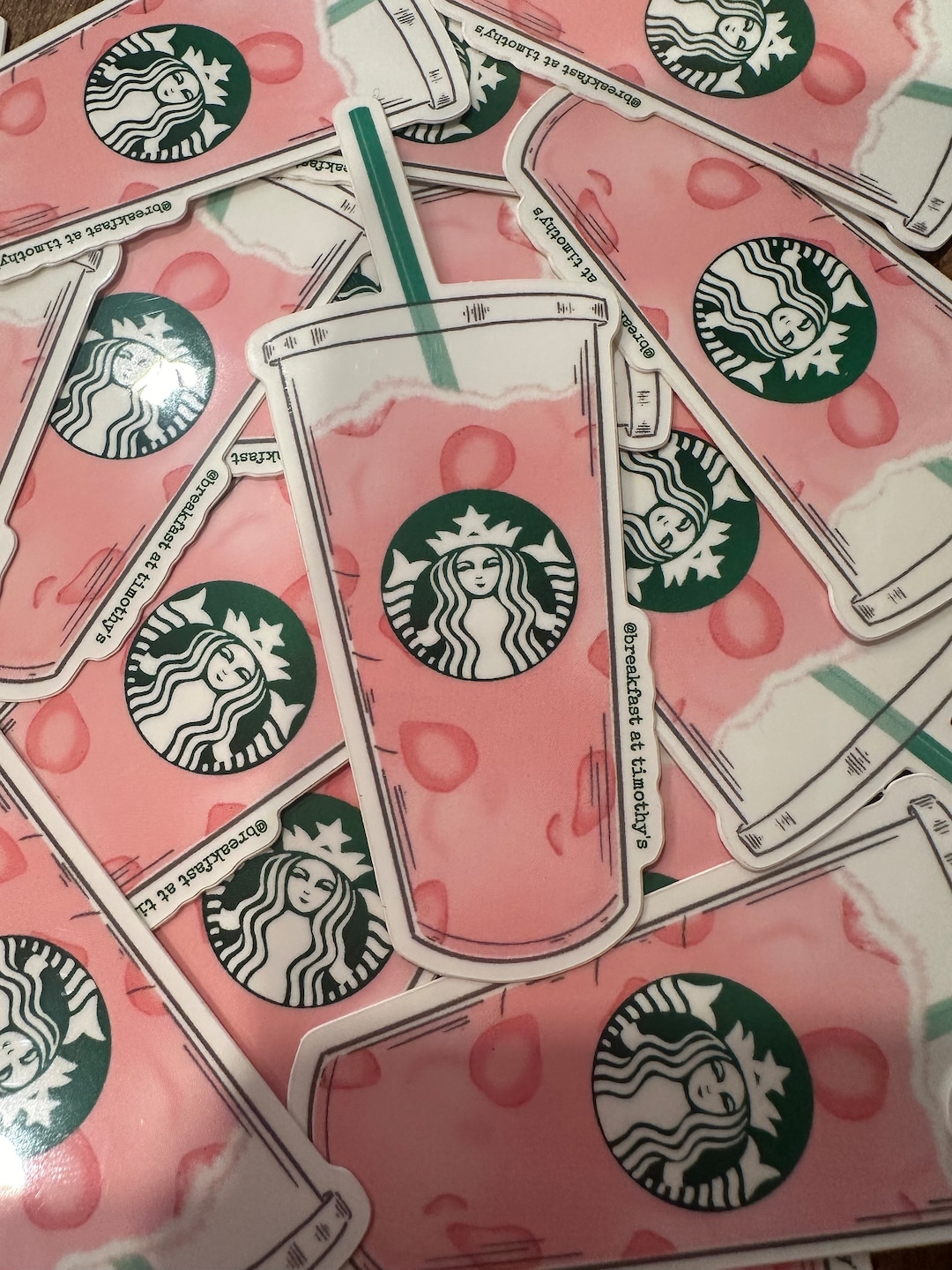 Pink Drink Starbucks Inspired Vinyl Decal Sticker - Etsy