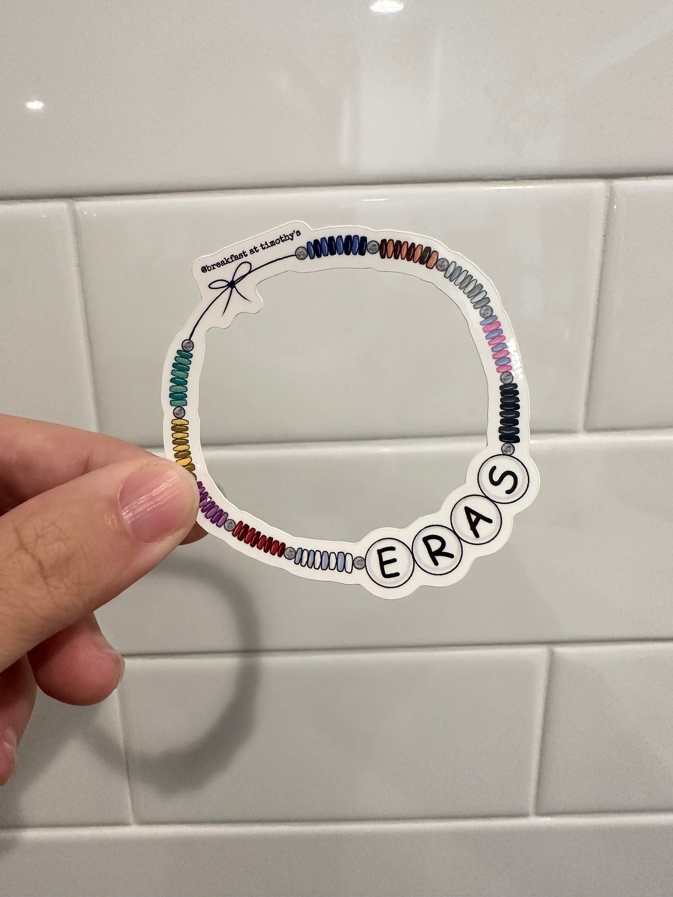 Taylor Swift Inspired Eras Tour Friendship Bracelet Vinyl Decal Sticker ...