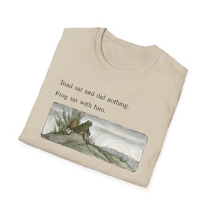 Frog and Toad Unisex T-shirt, Cottagecore Shirt, Crewneck Tee, Book T ...
