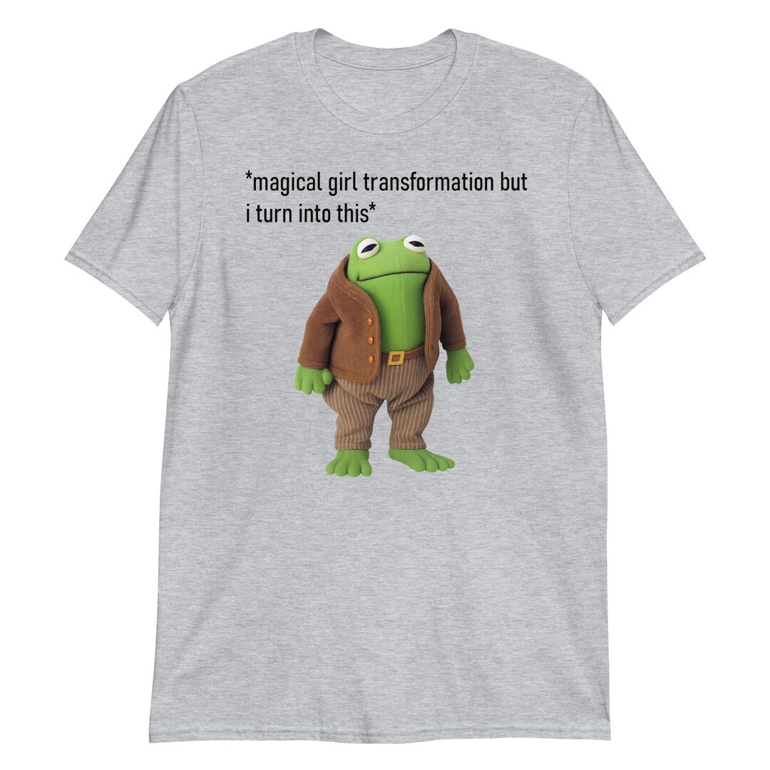 Frog and Toad Meme Shirt, Funny Tee, Meme Tshirt, Cottagecore Crewneck ...