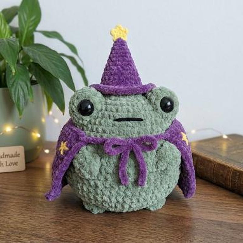 Frog Wizard Plush Pattern - Etsy