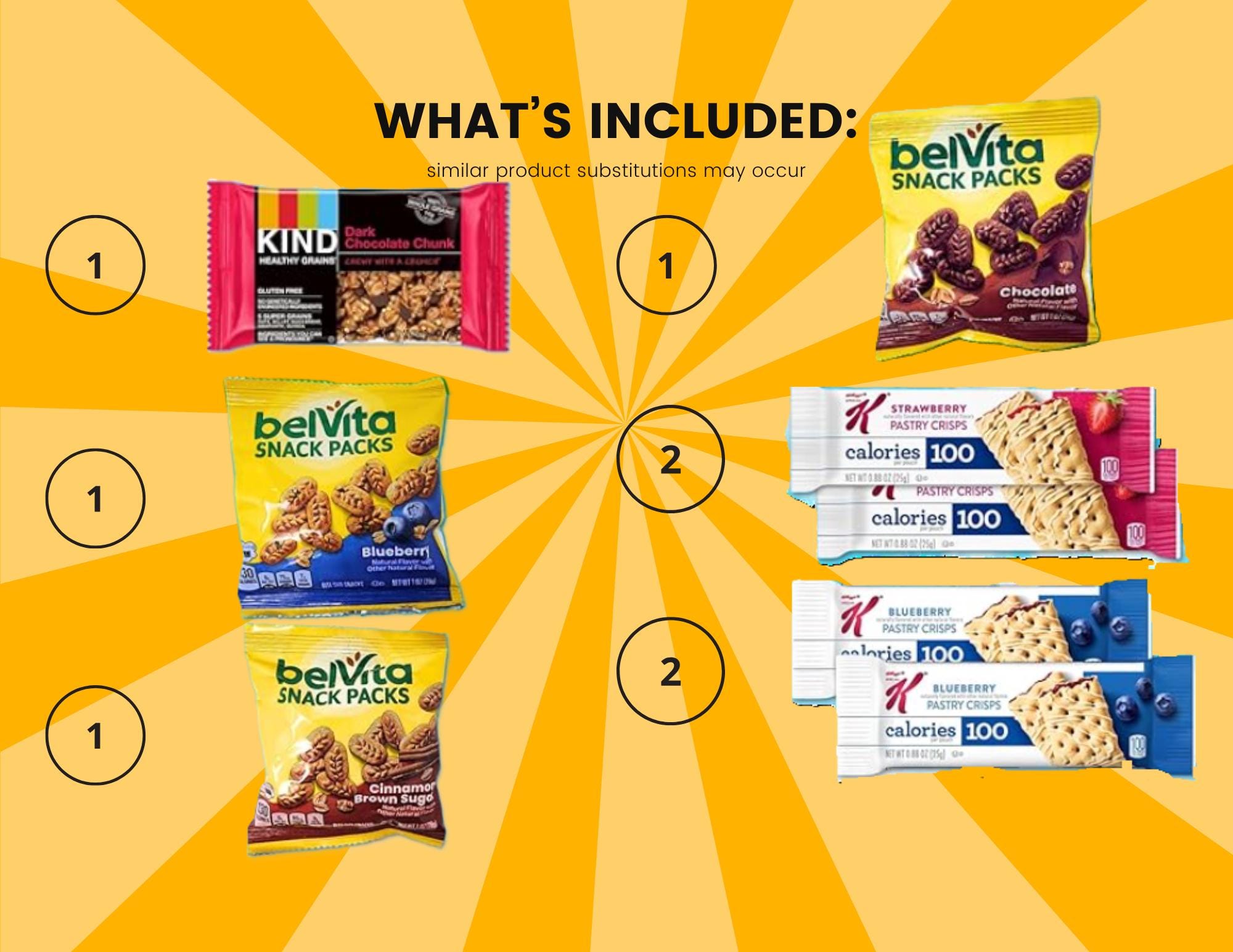 Healthy Snack Variety Box for Adults -deluxe Assortment With Granola ...