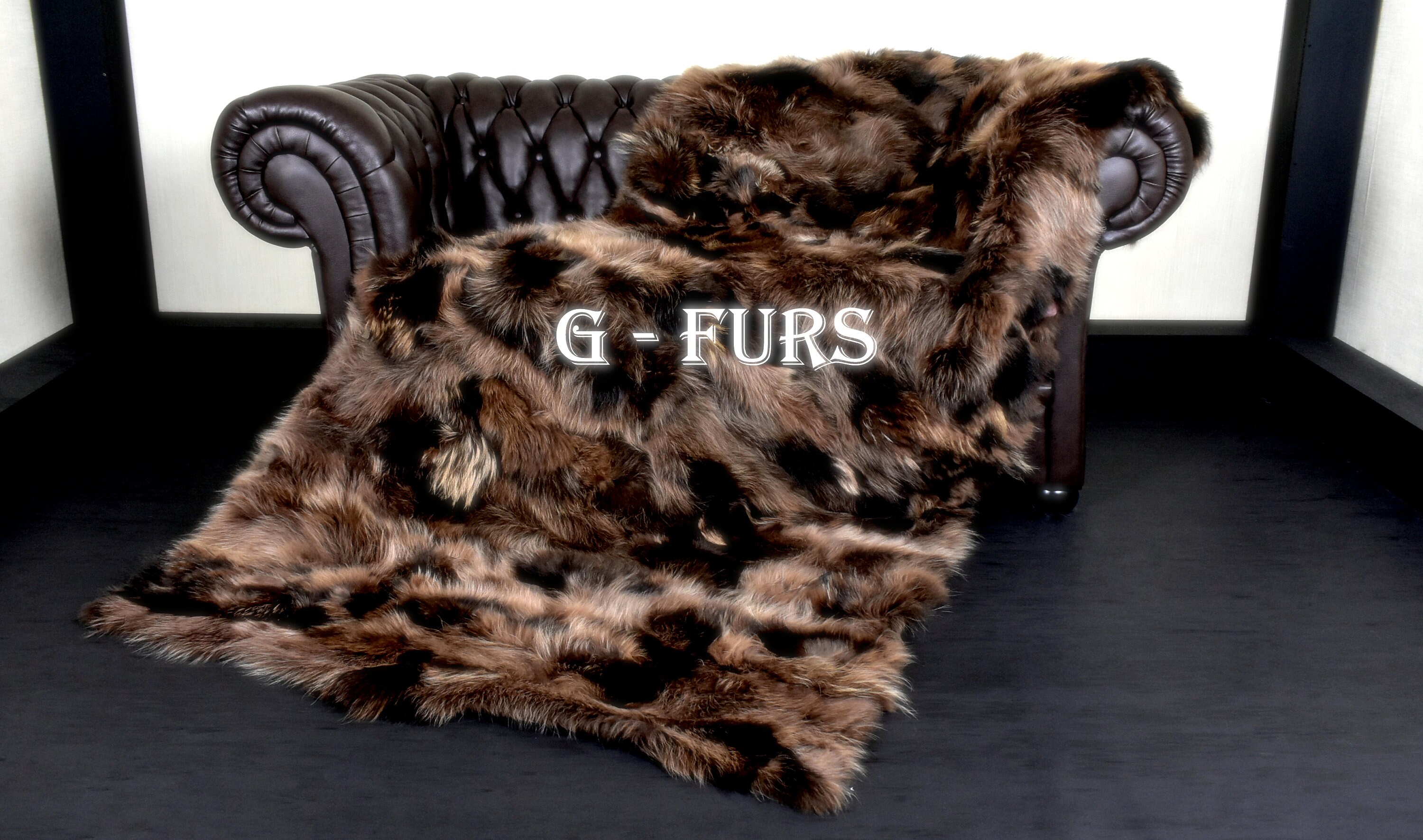 Luxury Real Matilda Fox Fur Throw Blanket - Etsy
