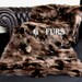 Luxury Real Matilda Fox Fur Throw Blanket - Etsy