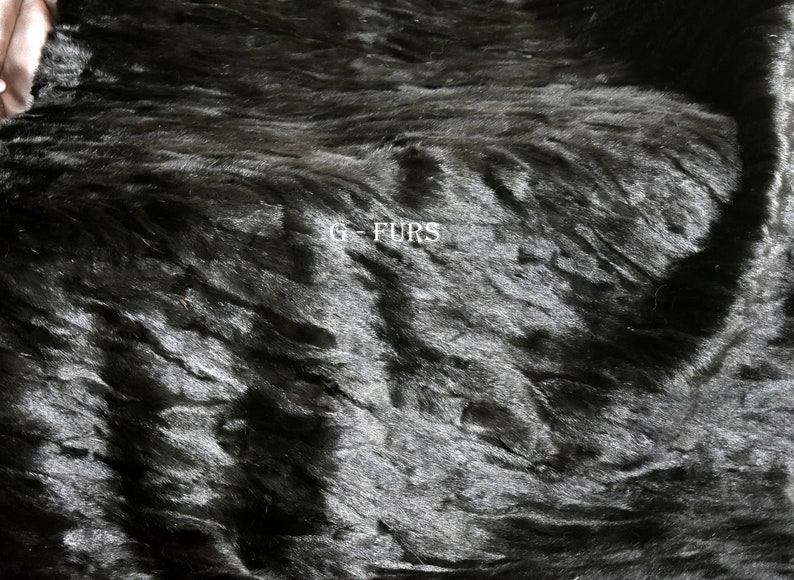 Luxury Real Black Mink Fur Throw Blanket - Etsy