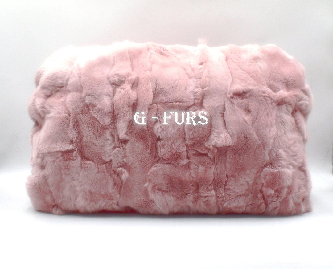 Luxury Real Pink Rex Rabbit Fur Pillowcase/cushion - Etsy
