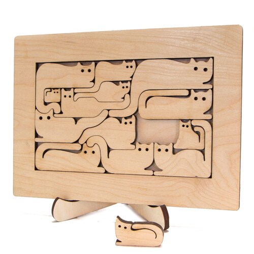 Puzzle Set.laser Cut Files SVG DXF CDR Vector Plans. Files | Etsy