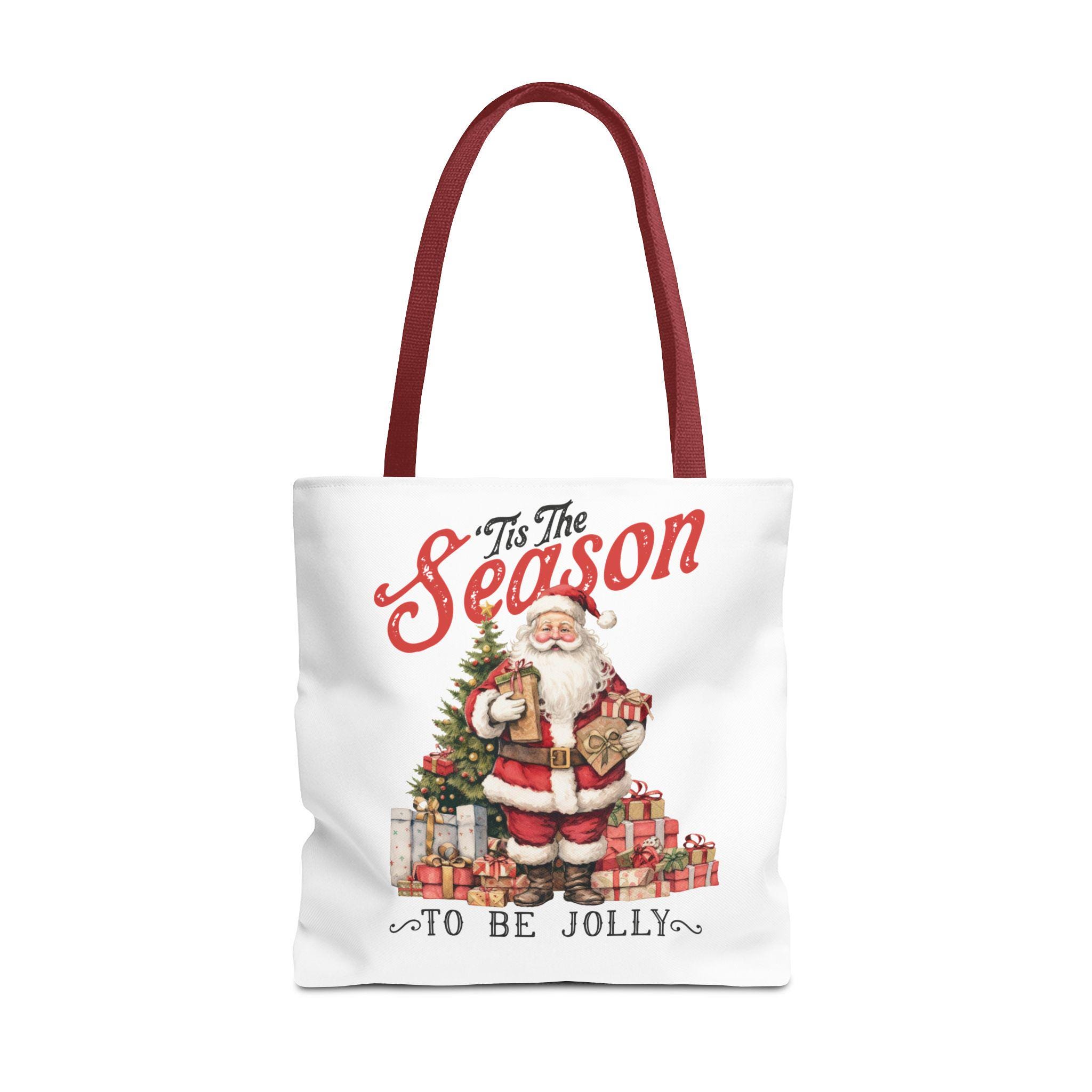 Santa Claus Holiday Tote Bag - Etsy