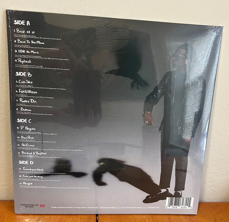 Gunna a Gift & a Curse Brand New Transparent Clear Vinyl LP official - Etsy