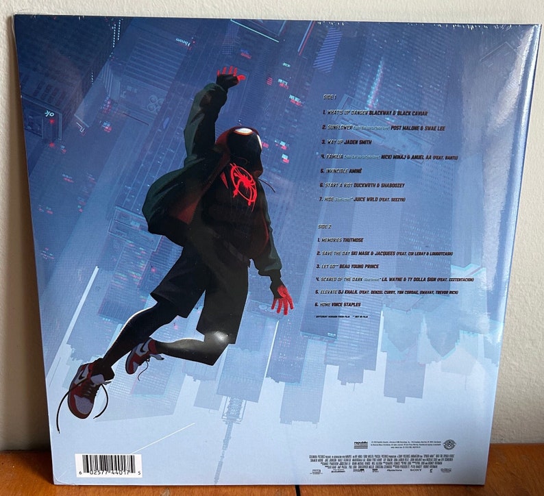 Spider-man: Into the Spider-verse Soundtrack Brand New Vinyl LP ...
