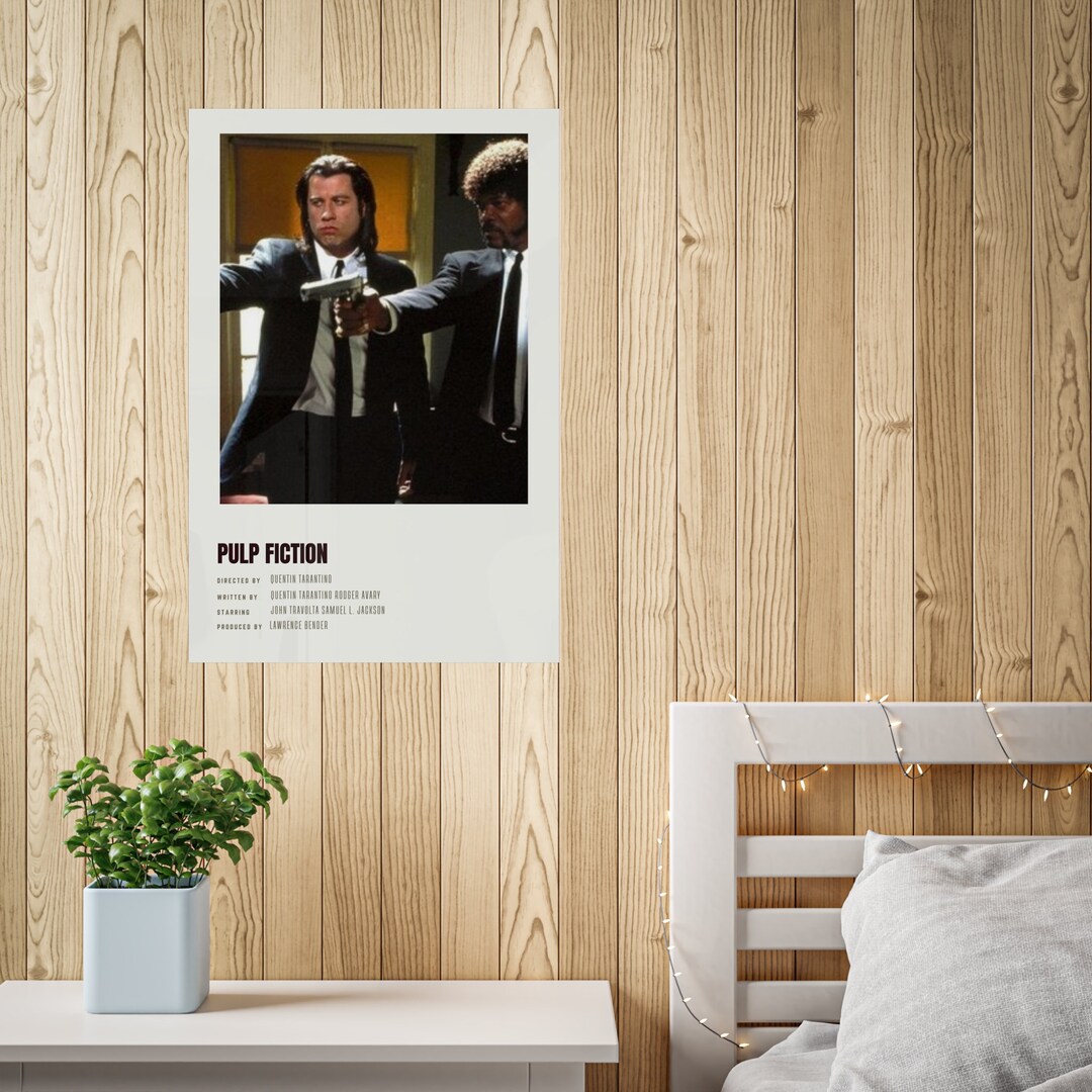 Pulp Fiction Minimalist Movie Poster - Etsy