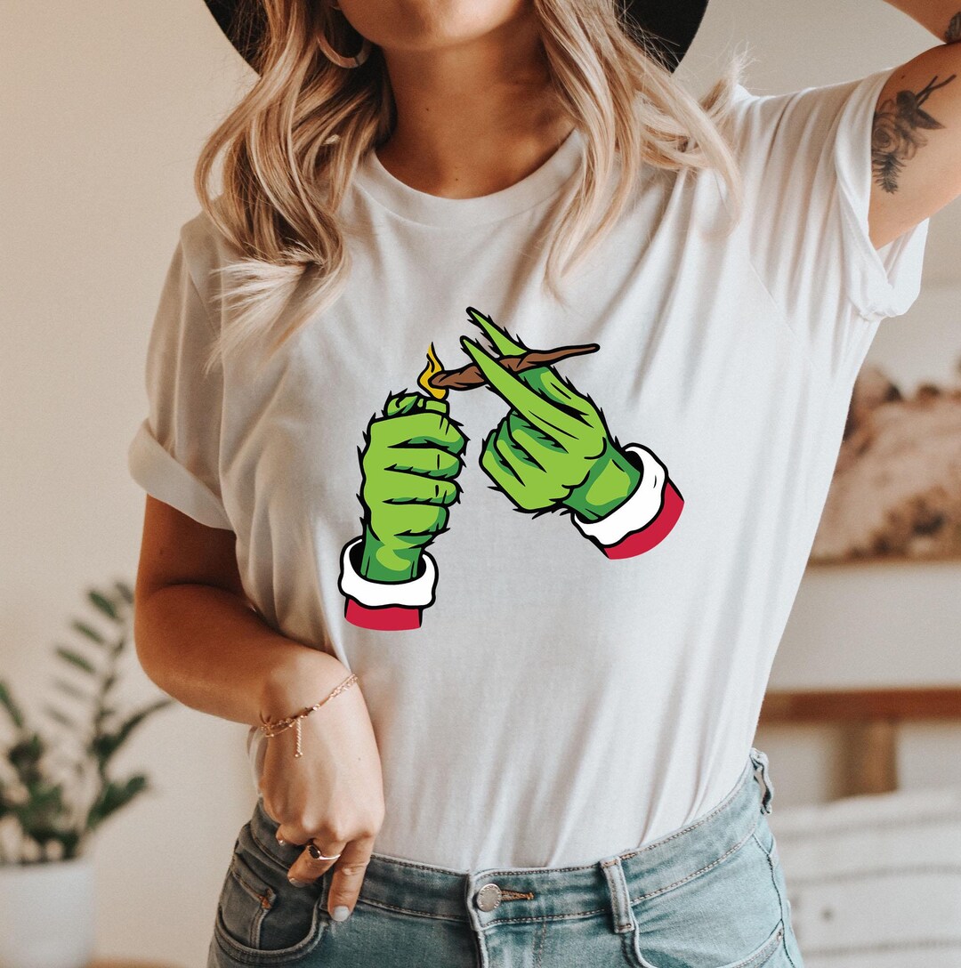 Merry Grinchmas T-shirt, Grinch Shirt, Christmas Party Tee, New Year ...