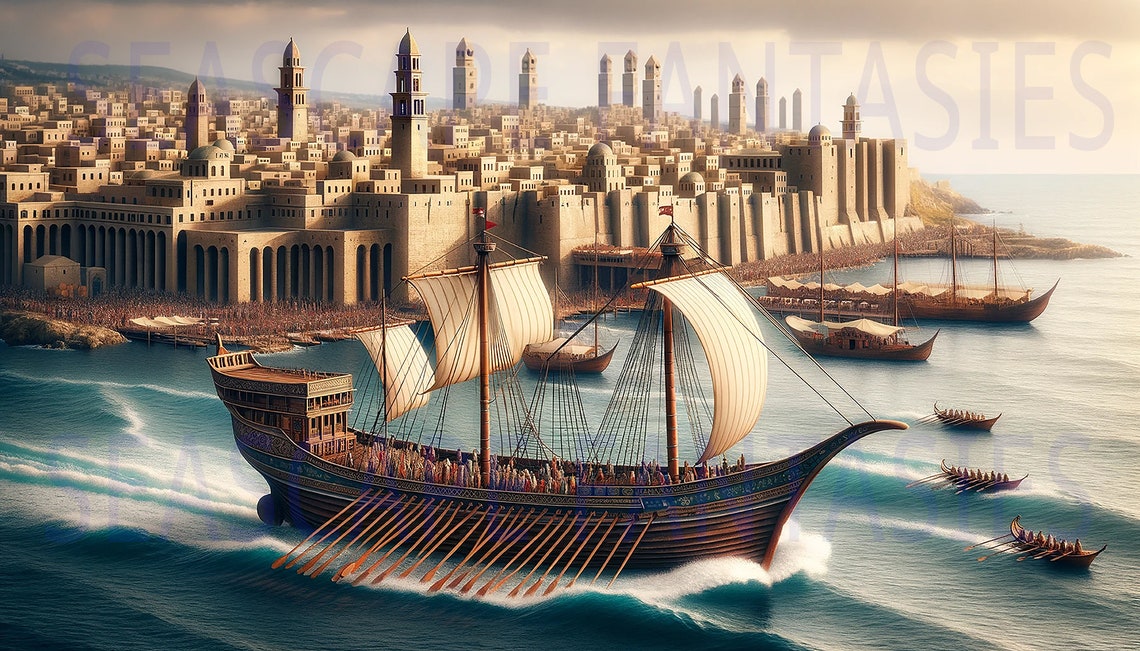 Phoenician Trade Ship: Maritime Mastery of Ancient Commerce - Digital ...