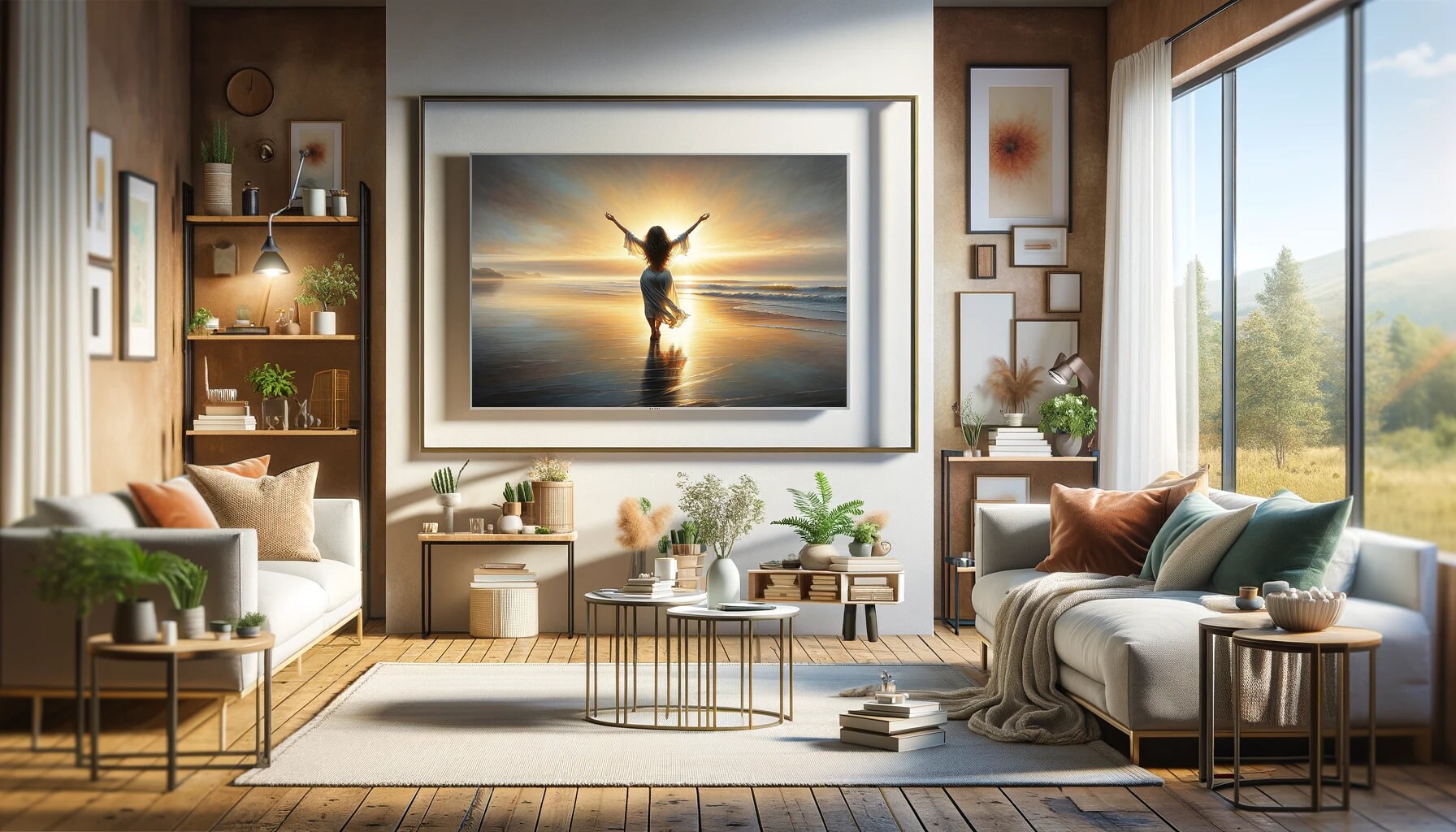 Digital - Embrace of the Sun - Digital Seascape Painting - Etsy