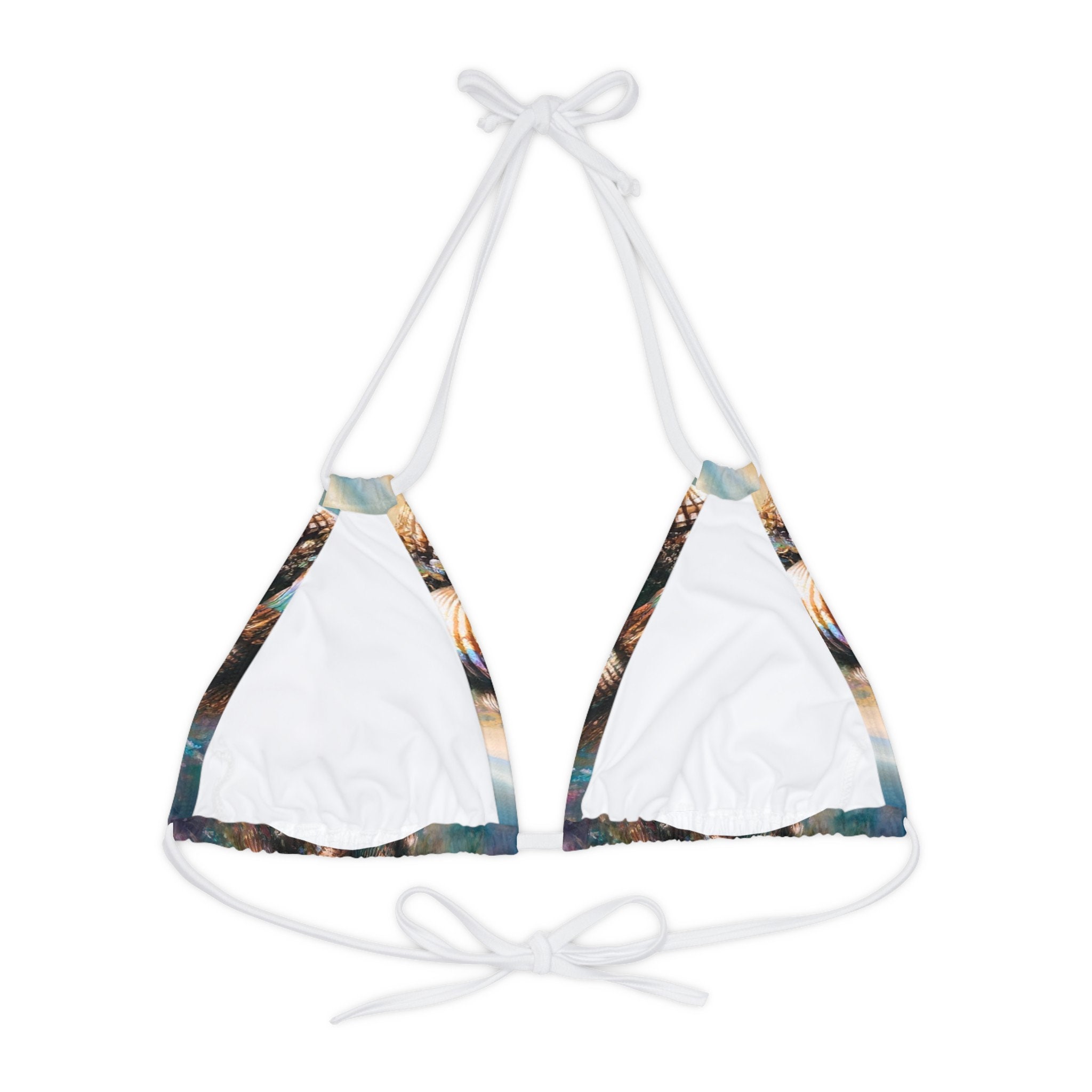 Seashell-inspired Triangle Bikini Top - Etsy