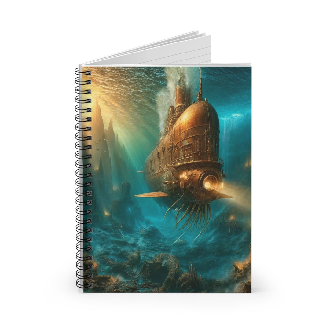 Visions of the Nautilus - Spiral Notebook - Etsy