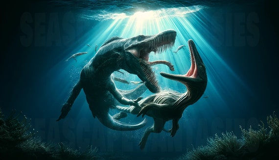 Mosasaur Vs Plesiosaur