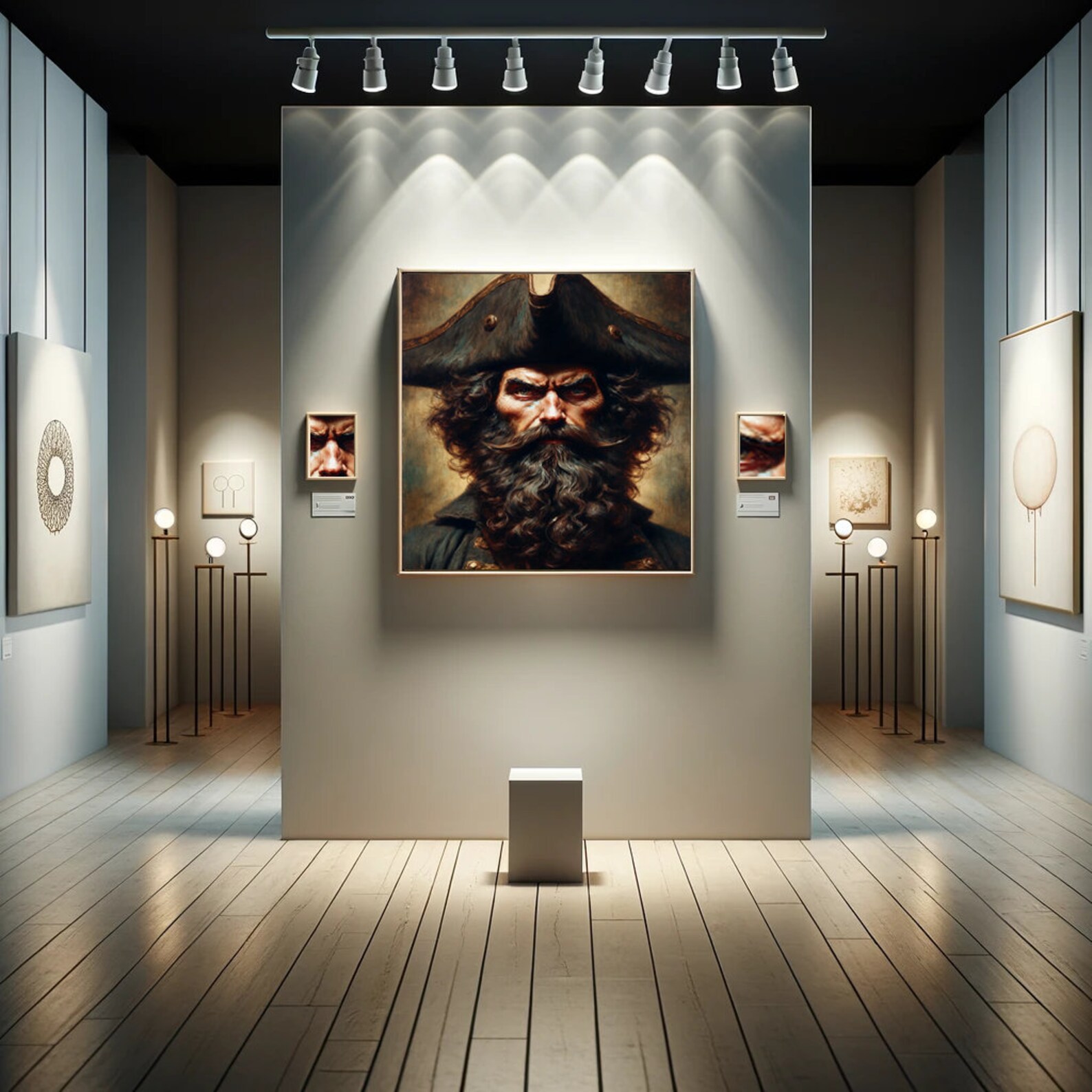 Portrait of the Legendary Blackbeard by Xander Saleh - Digital Print 14 ...