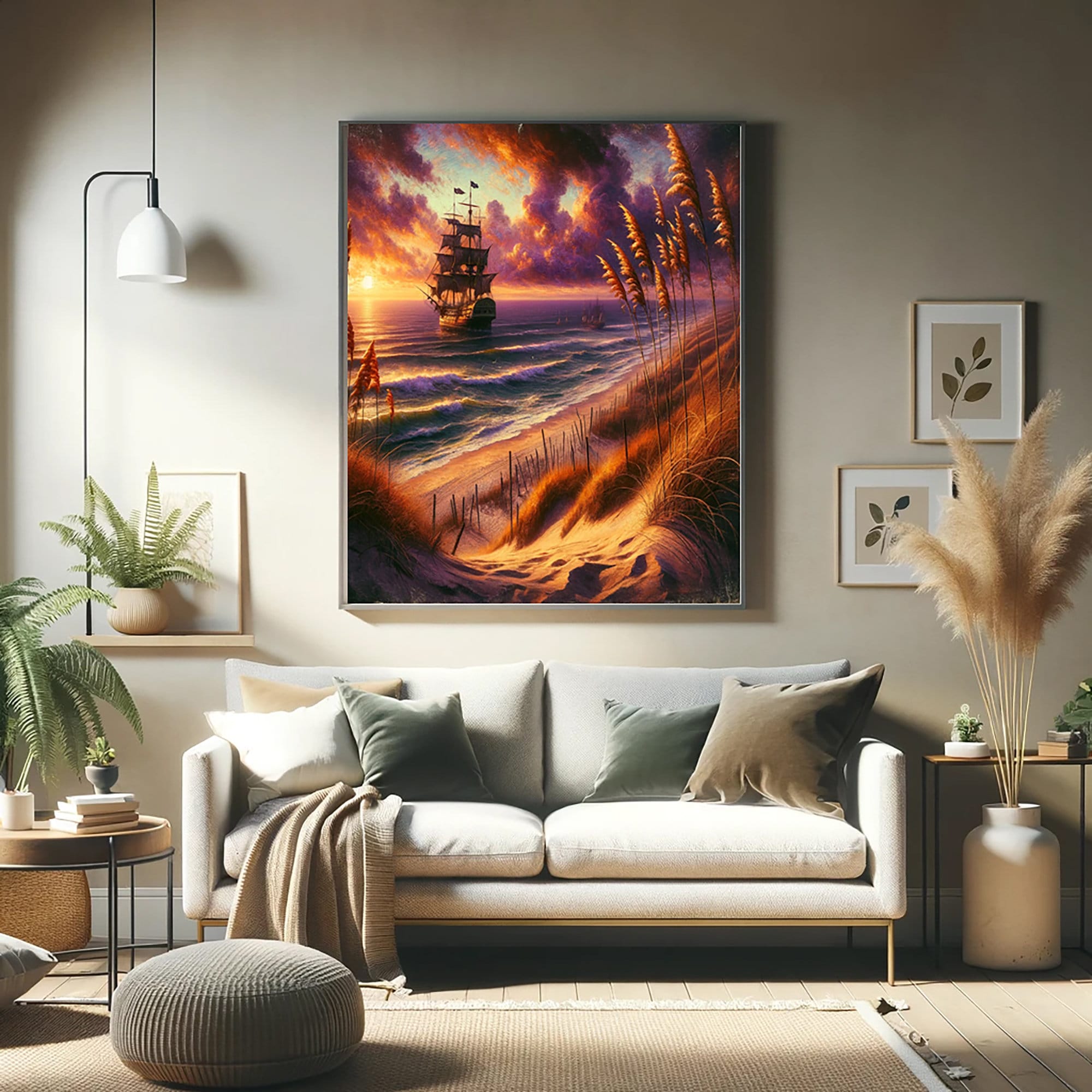 Digital - Queen Anne's Revenge: A Sunset Masterpiece - Etsy