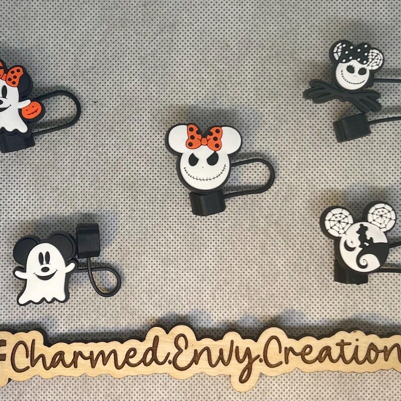 Mickey Mouse Straw Topper - Etsy