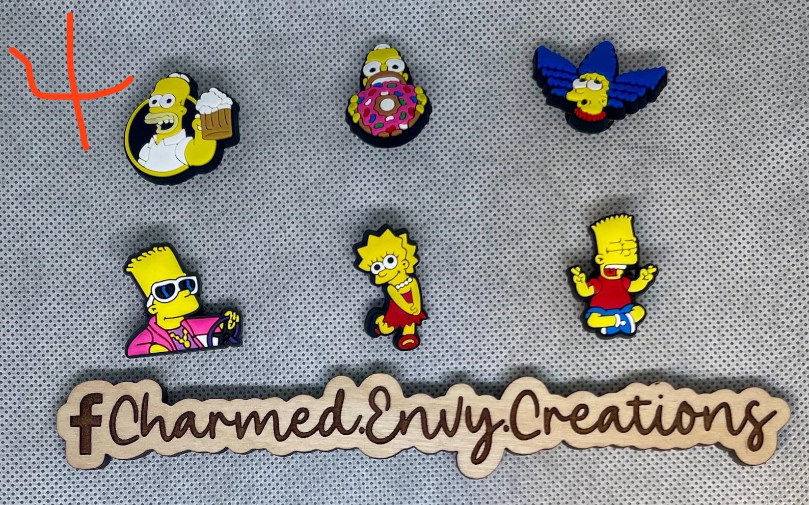Croc Charms / Simpsons / Fox / Bart / Lisa / Homer / Maggie / Marge ...