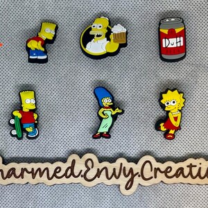 Croc Charms / Simpsons / Fox / Bart / Lisa / Homer / Maggie / Marge ...