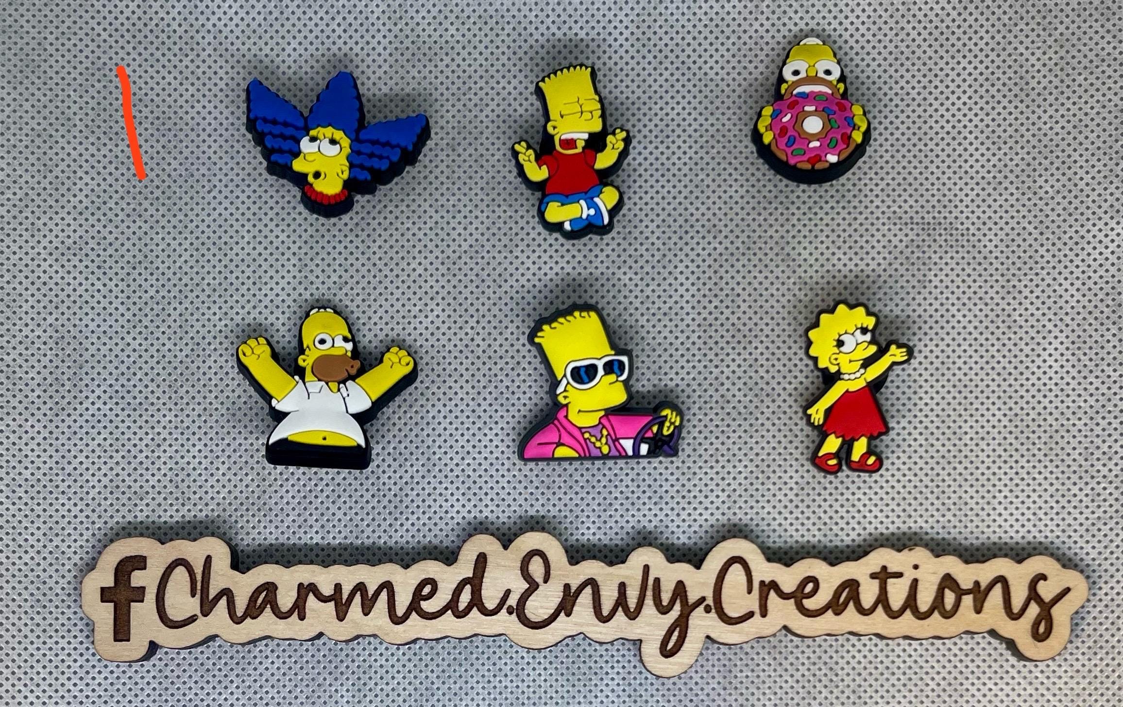 Croc Charms / Simpsons / Fox / Bart / Lisa / Homer / Maggie / Marge ...