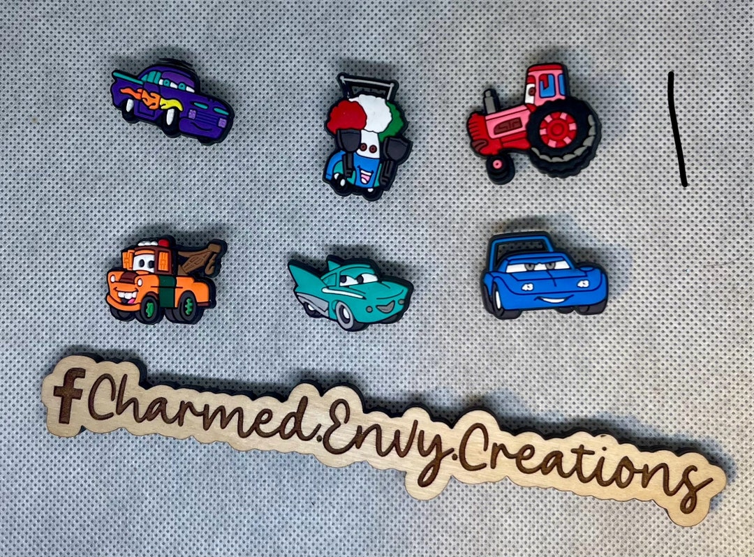 Croc Charms / Cars / Cute / Lightning Mcqueen / Shoe Charms / 6 Pack - Etsy