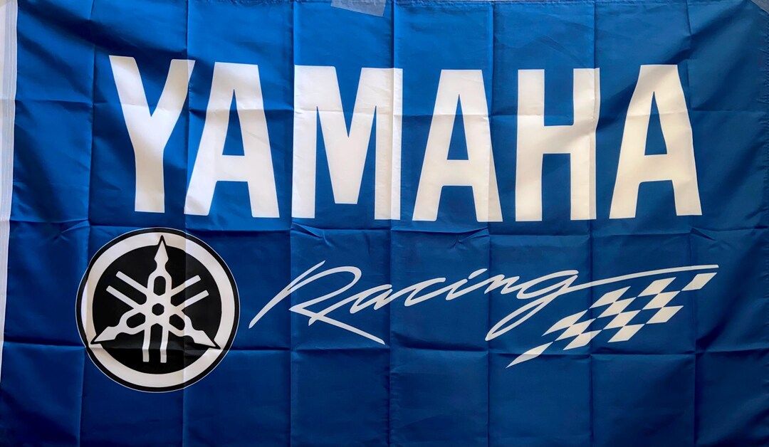 YAMAHA RACING 3x5' Flag, 100D Polyester, 2 Brass Grommets, Dual ...