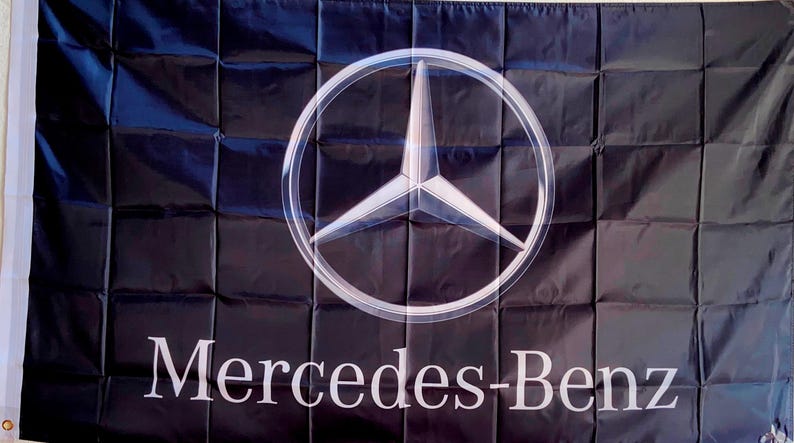 MERCEDES-BENZ 3'x5' FLAG, 150 D Polyester, 2 Brass Grommets, Dual ...