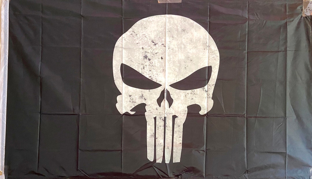 Punisher(original) 3x5' Flag 100 D Polyester, Brass Grommets, Dual ...