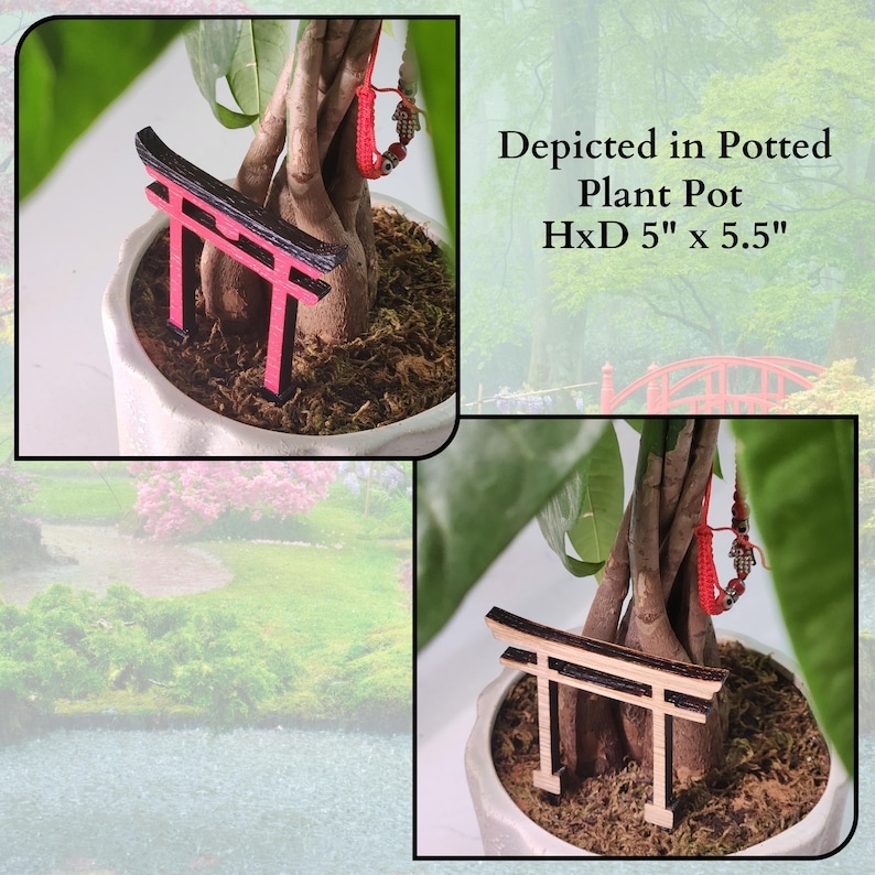 Torii Gate Planter Garden Decoration - Etsy