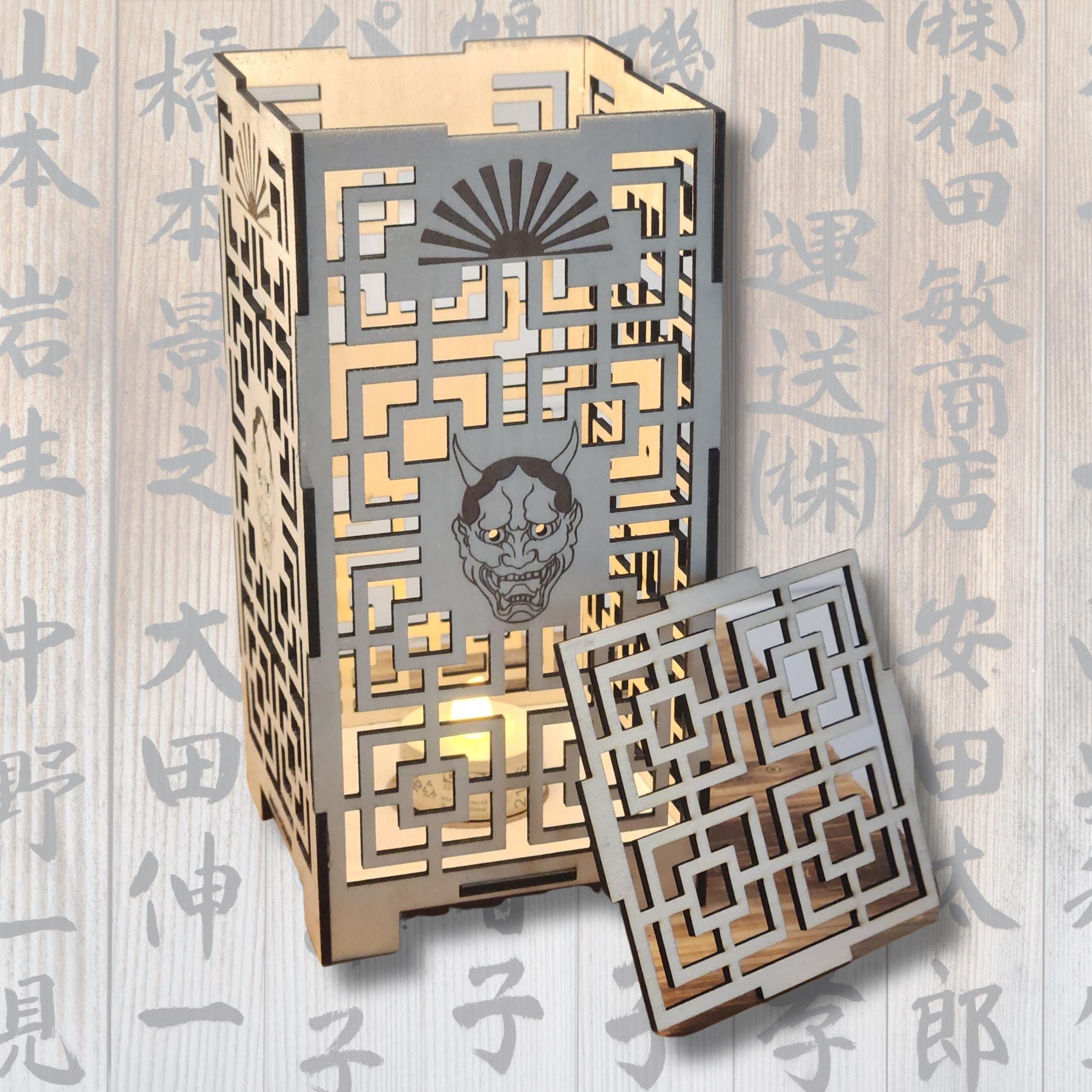 Oni Tealight Japanese Lantern Office Light Bedroom Light Japanese ...