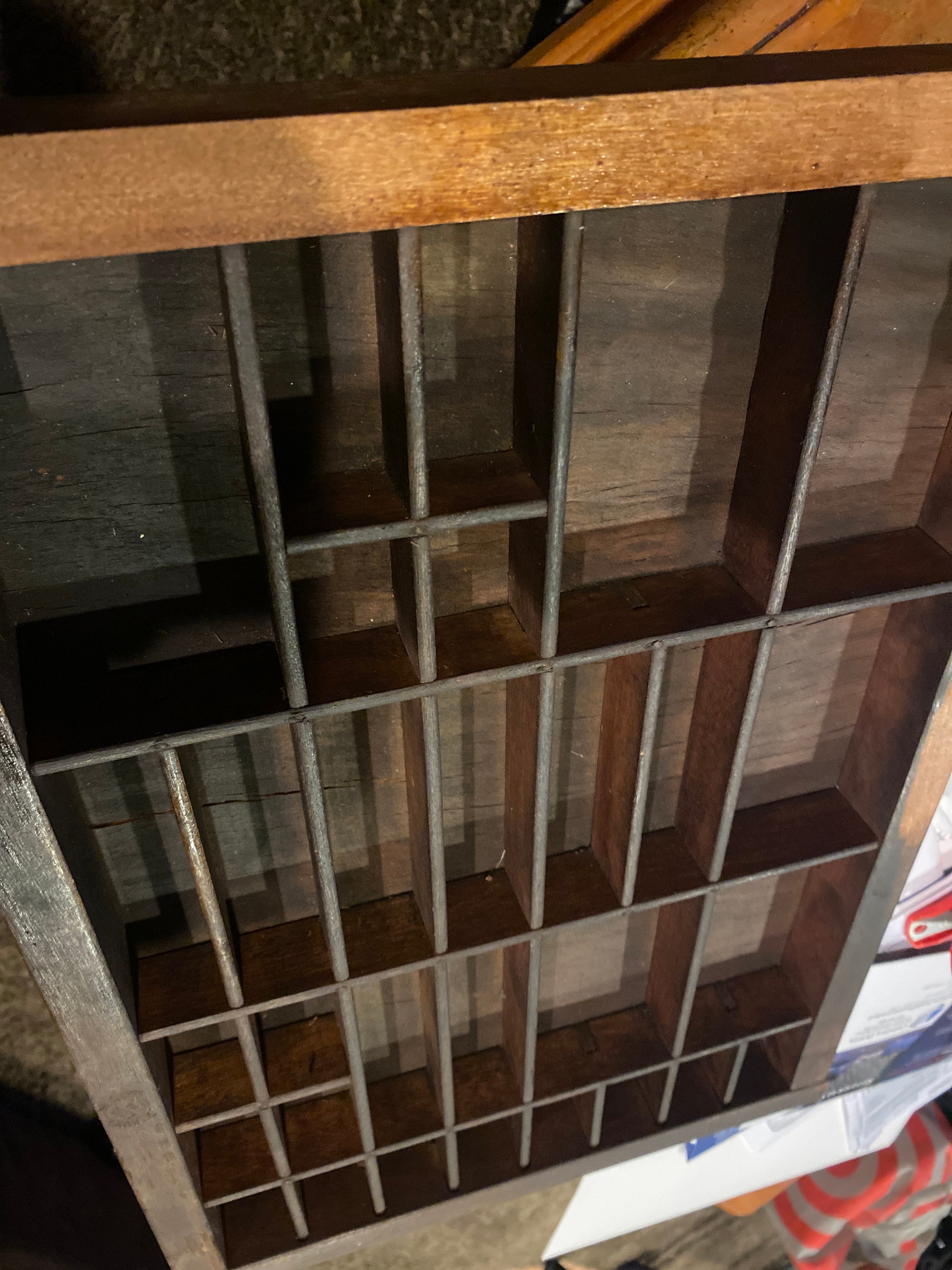 Antique Printers Typecase Drawer Center Section Type Case - Etsy