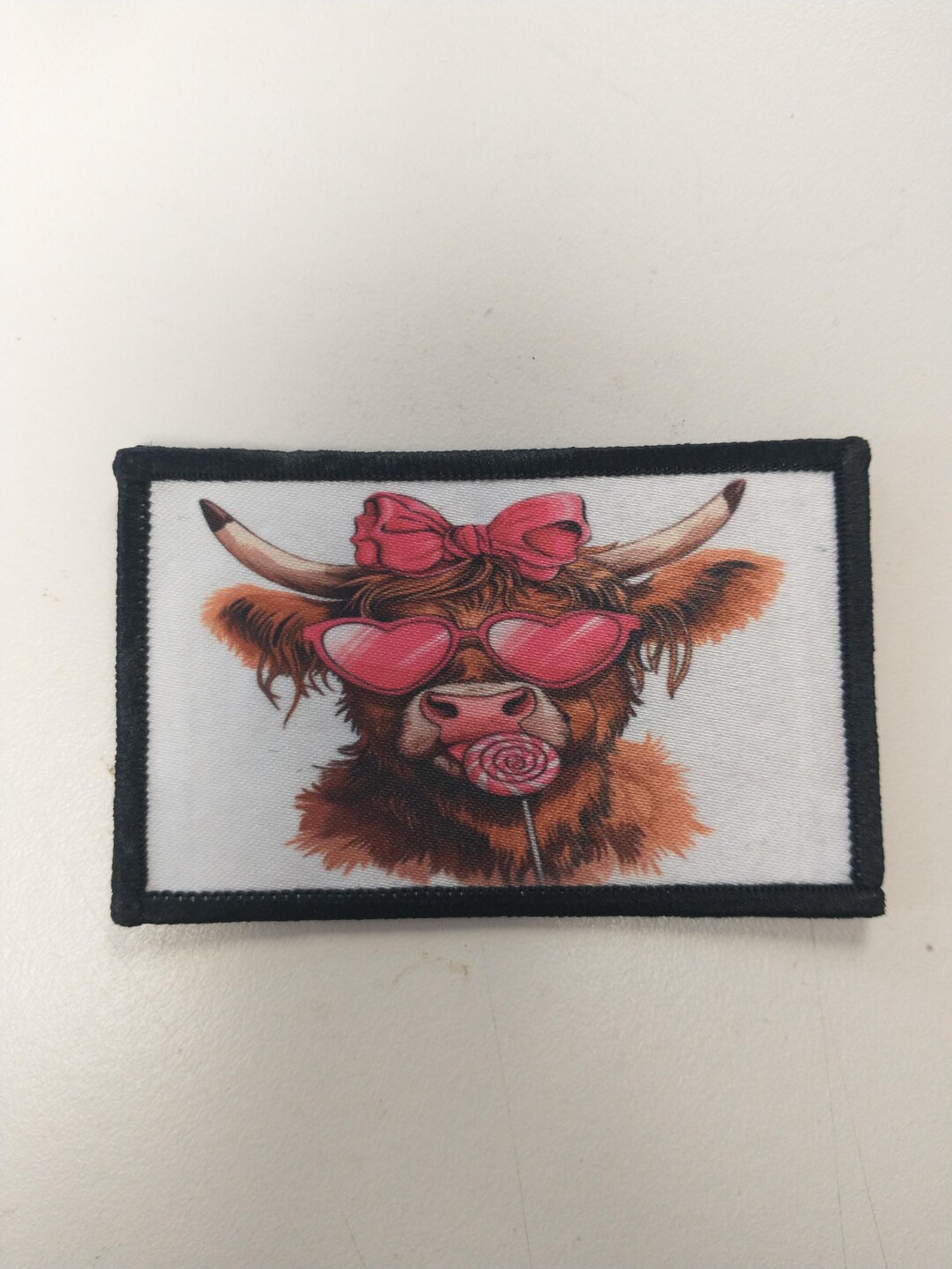 Highland Cow Patch - Etsy