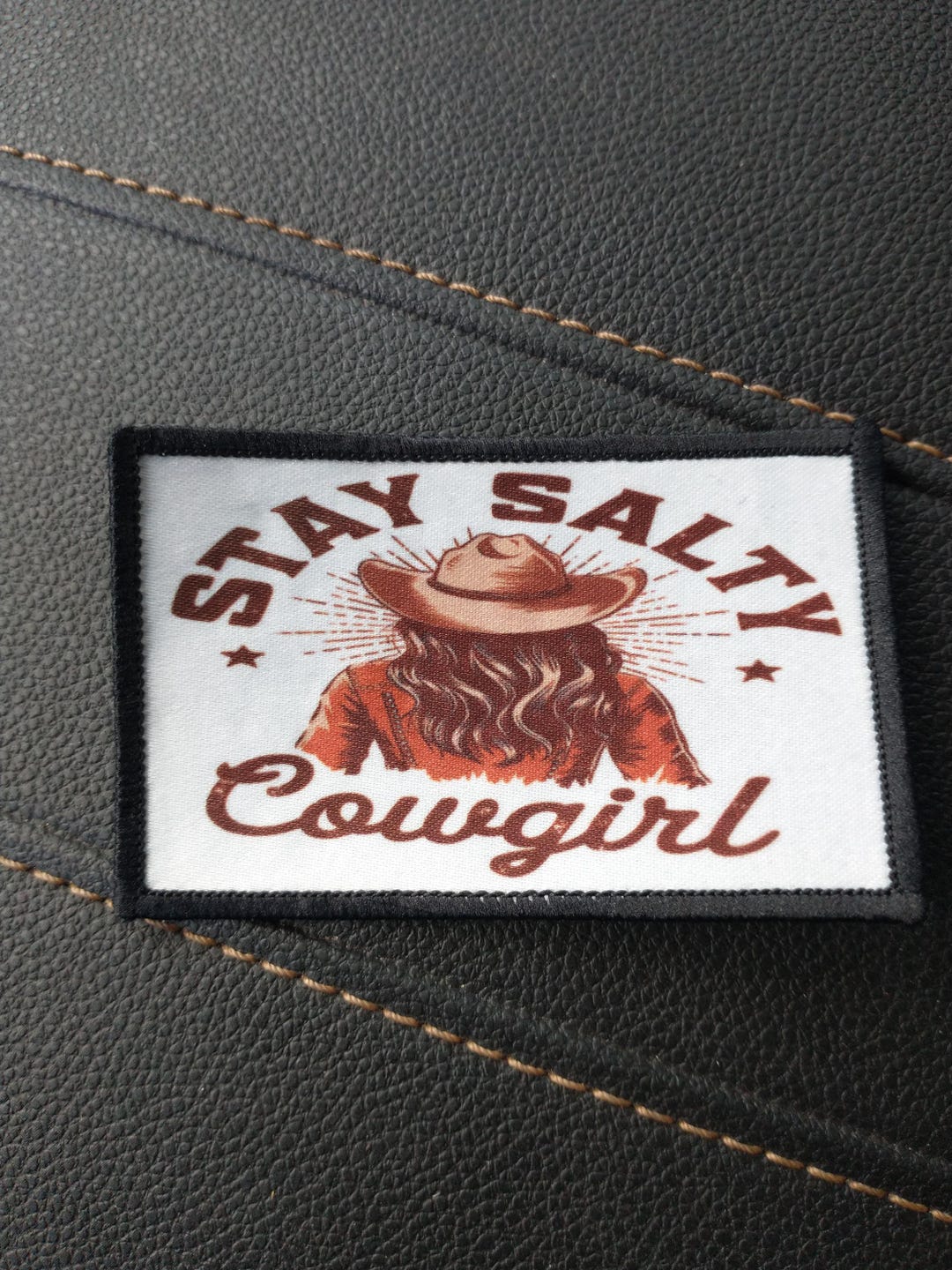 Stay Salty Cowgirl Patch - Etsy
