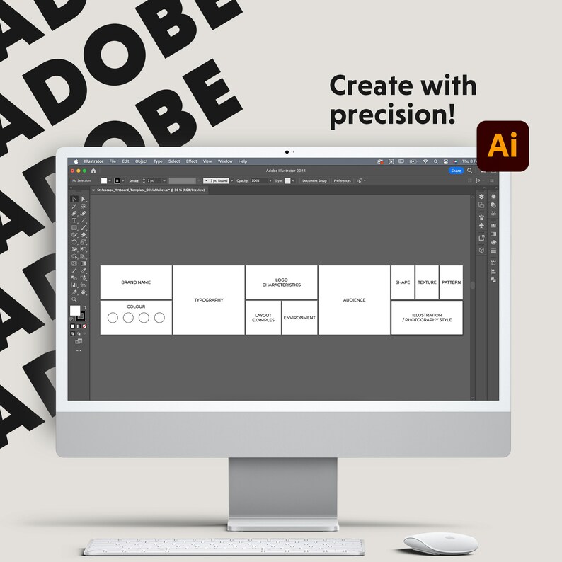 10 Brand Board Template Bundle | Adobe Illustrator | for Creatives and ...