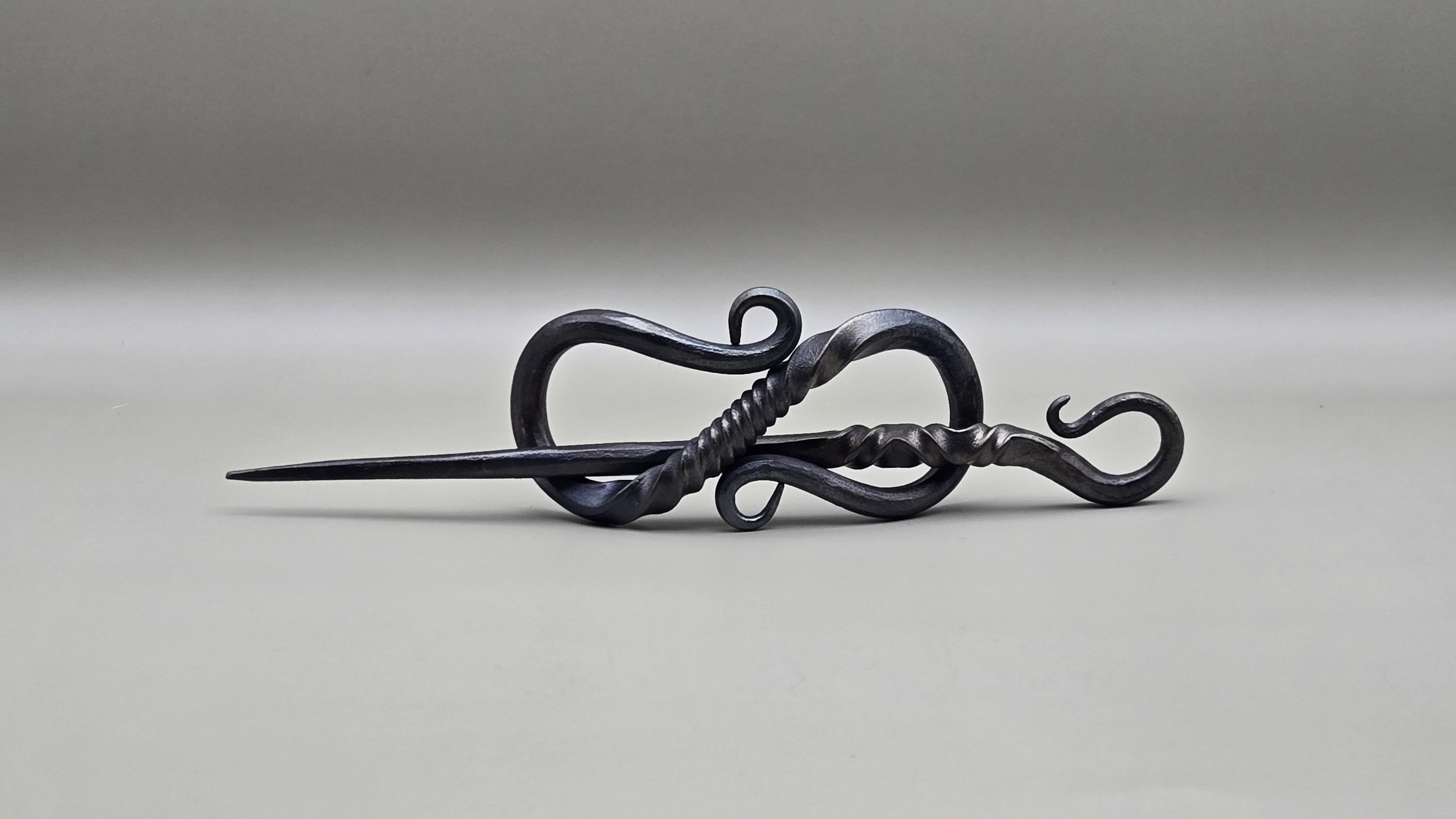 Hand Forged Hair Pin - Etsy