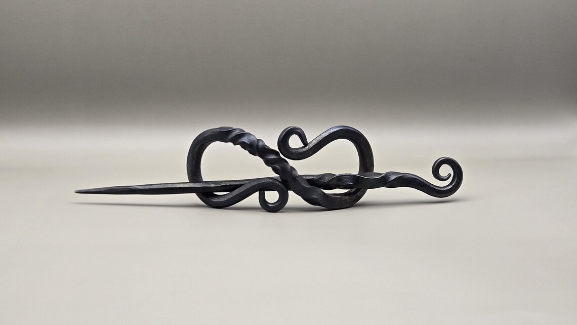 Hand Forged Hair Pin - Etsy