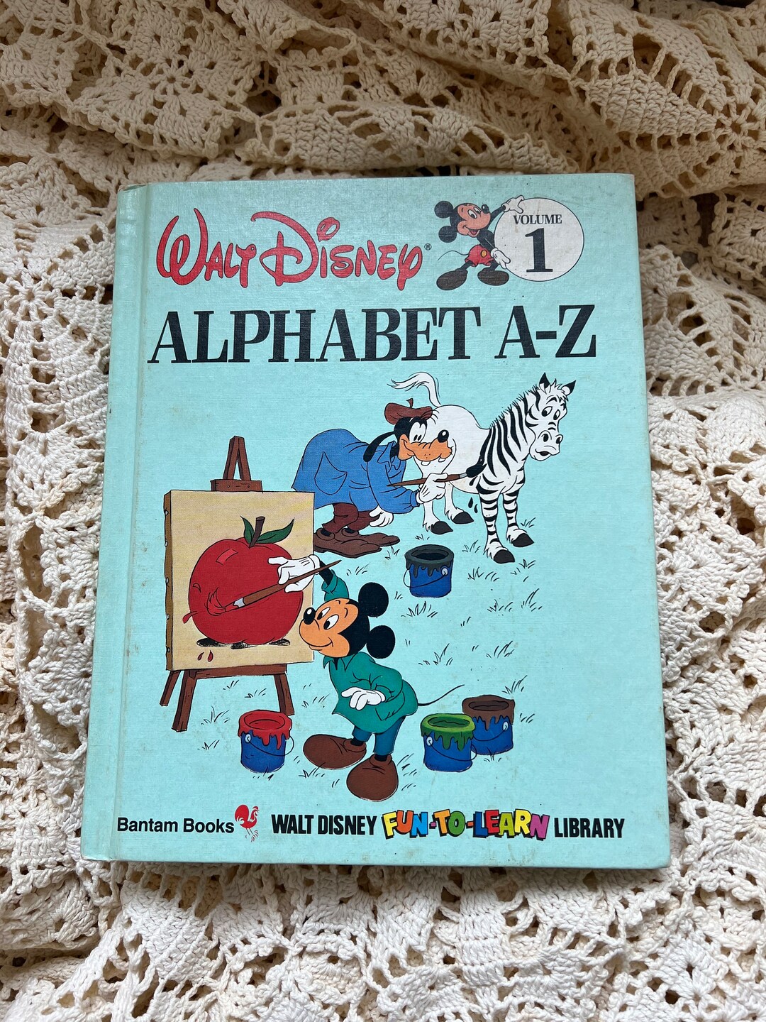 Walt Disney Alphabet A-Z Volume 1 / Hardcover 1989 - Etsy
