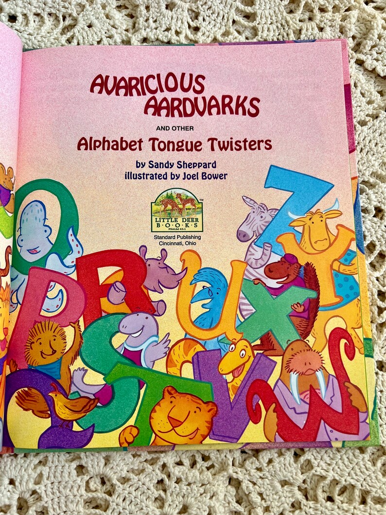 Avaricious Aardvarks and Other Alphabet Tongue Twisters an A-to-zany ...