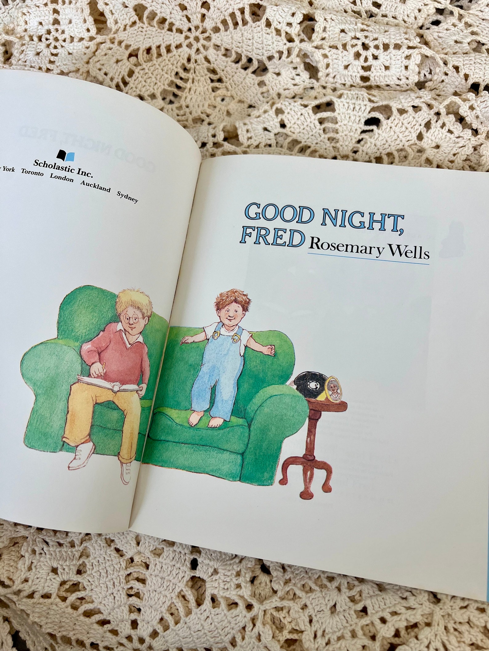 Good Night, Fred by Rosemary Wells 1982 Paperback Vintage - Etsy