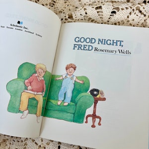 Good Night, Fred by Rosemary Wells 1982 Paperback Vintage - Etsy