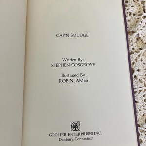 Cap’n Smudge by Stephen Cosgrove - 1977, Hardcover - Very Good - Etsy