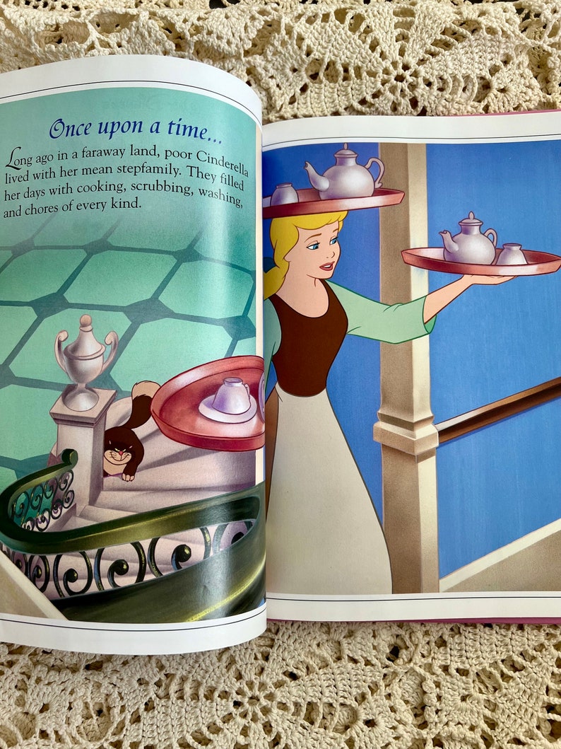 Walt Disney Cinderella A Read-aloud Storybook Hardcover Children’s Book ...