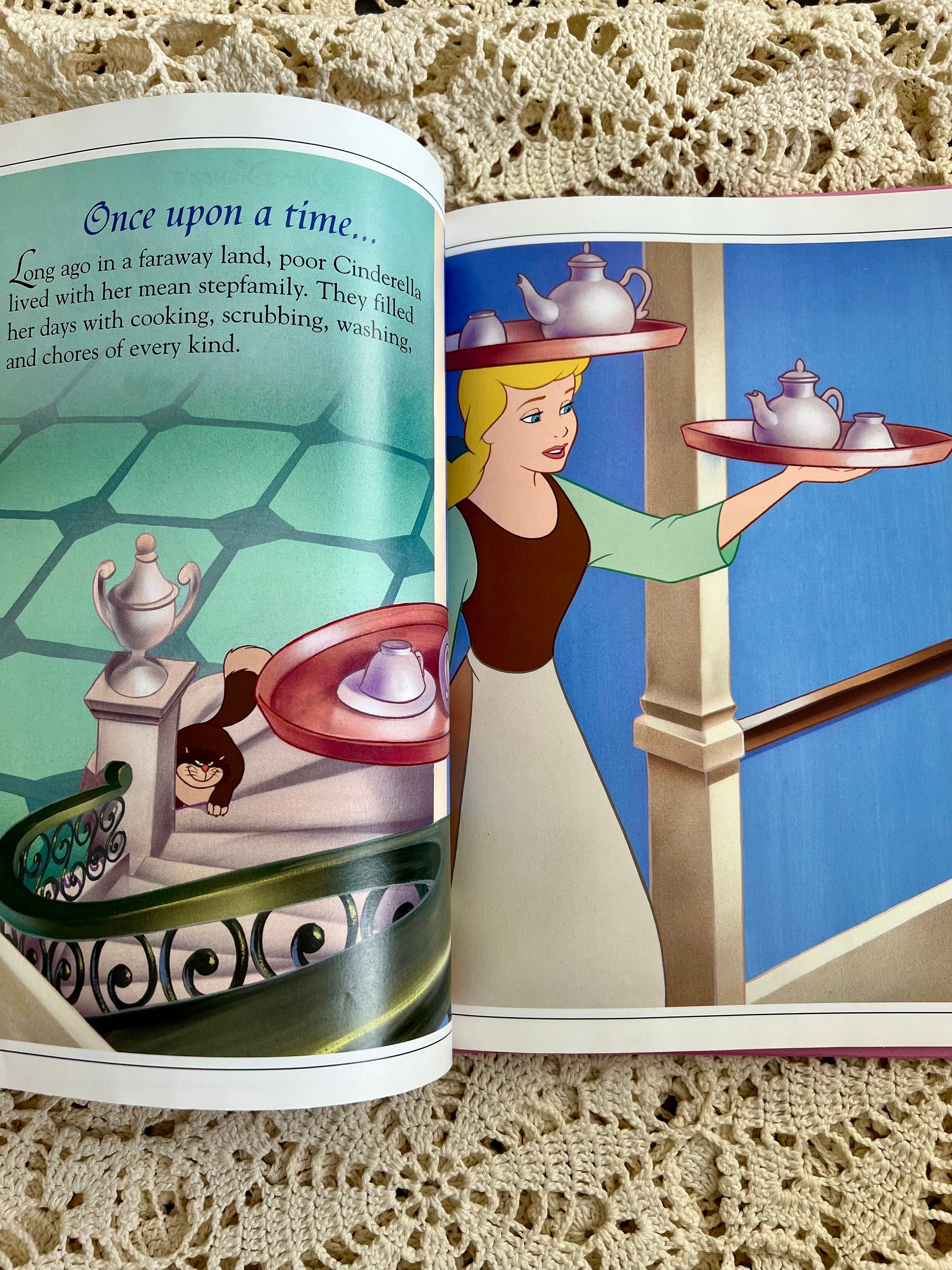 Walt Disney Cinderella A Read-aloud Storybook Hardcover Children’s Book ...