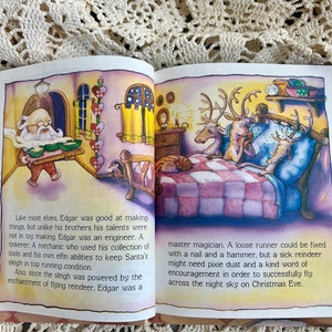 The Wonderful Story of Edgar Elf by Terry Collins 1998 Hardcover - Etsy